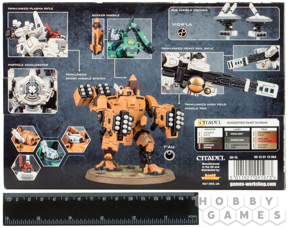 Tau Empire XV88 Broadside Battlesuit