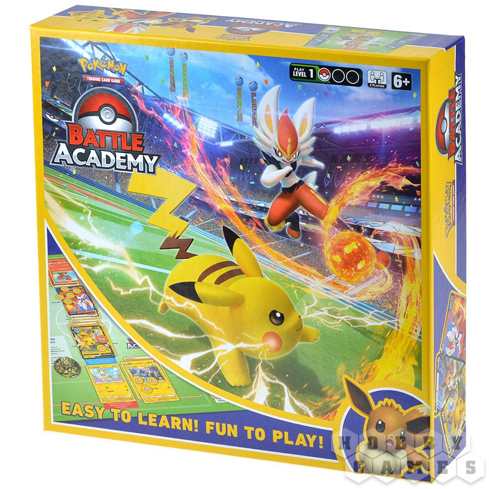 Pokemon TCG: Battle Academy (Cinderace V, Pikachu V, Eevee V)