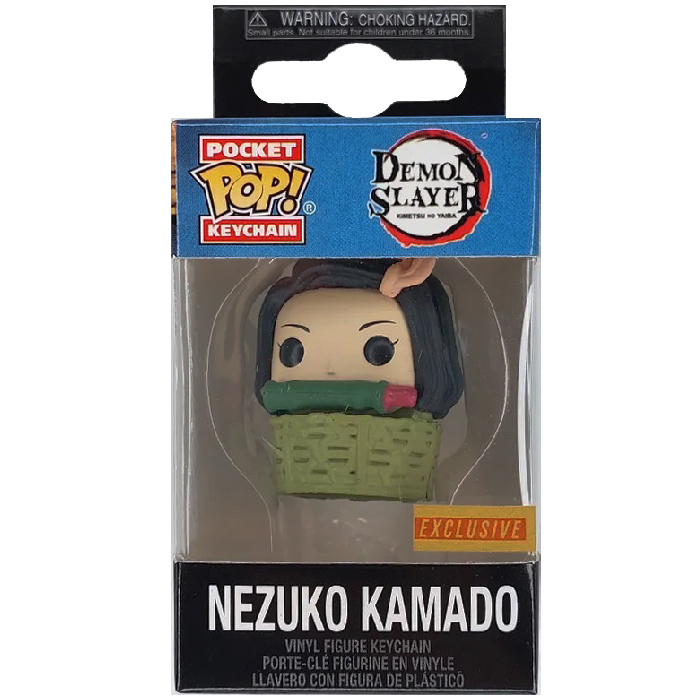Брелок Funko POP! Pocket keychain. Demon Slayer: Nezuko Kamado in Basket