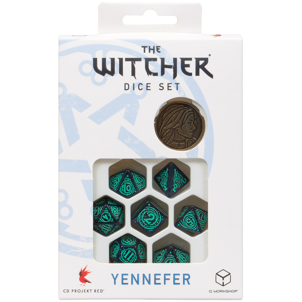 Набор кубиков The Witcher Dice Set: Yennefer – Sorceress Supreme, 7 шт.