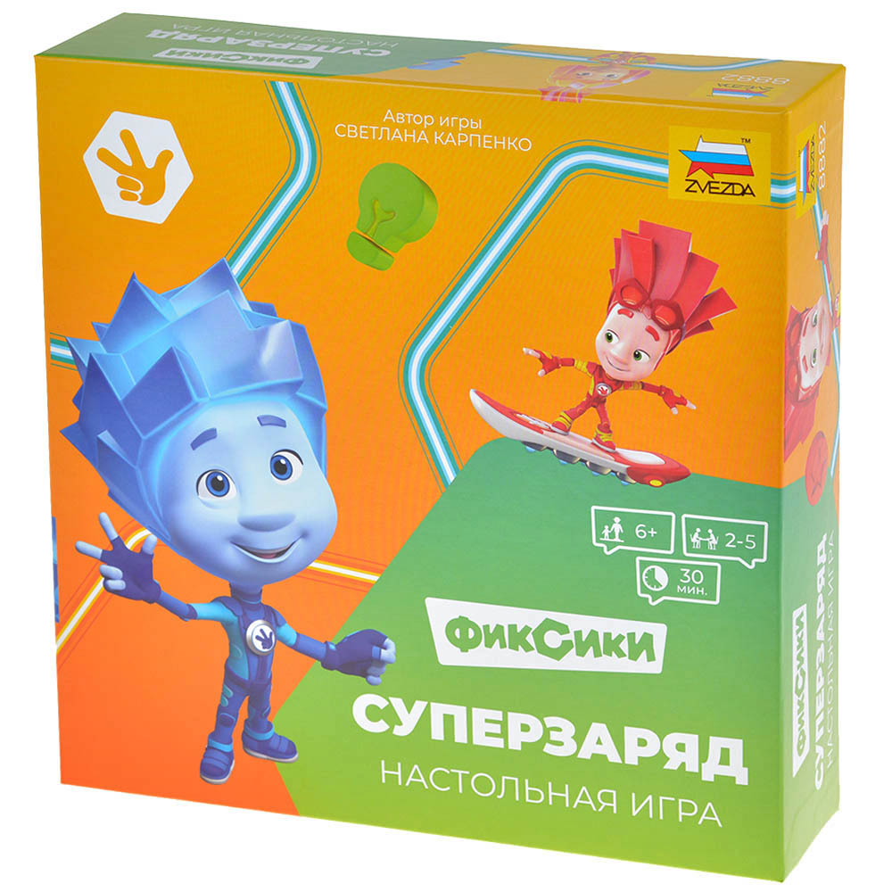 Фиксики: Суперзаряд | Купить настольную игру в магазинах Hobby Games